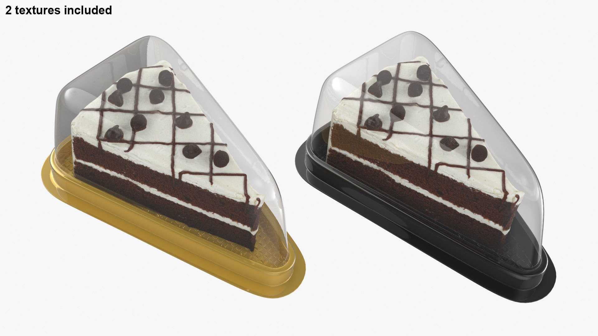 3D White Chocolate Cake Triangle Box - TurboSquid 2187652