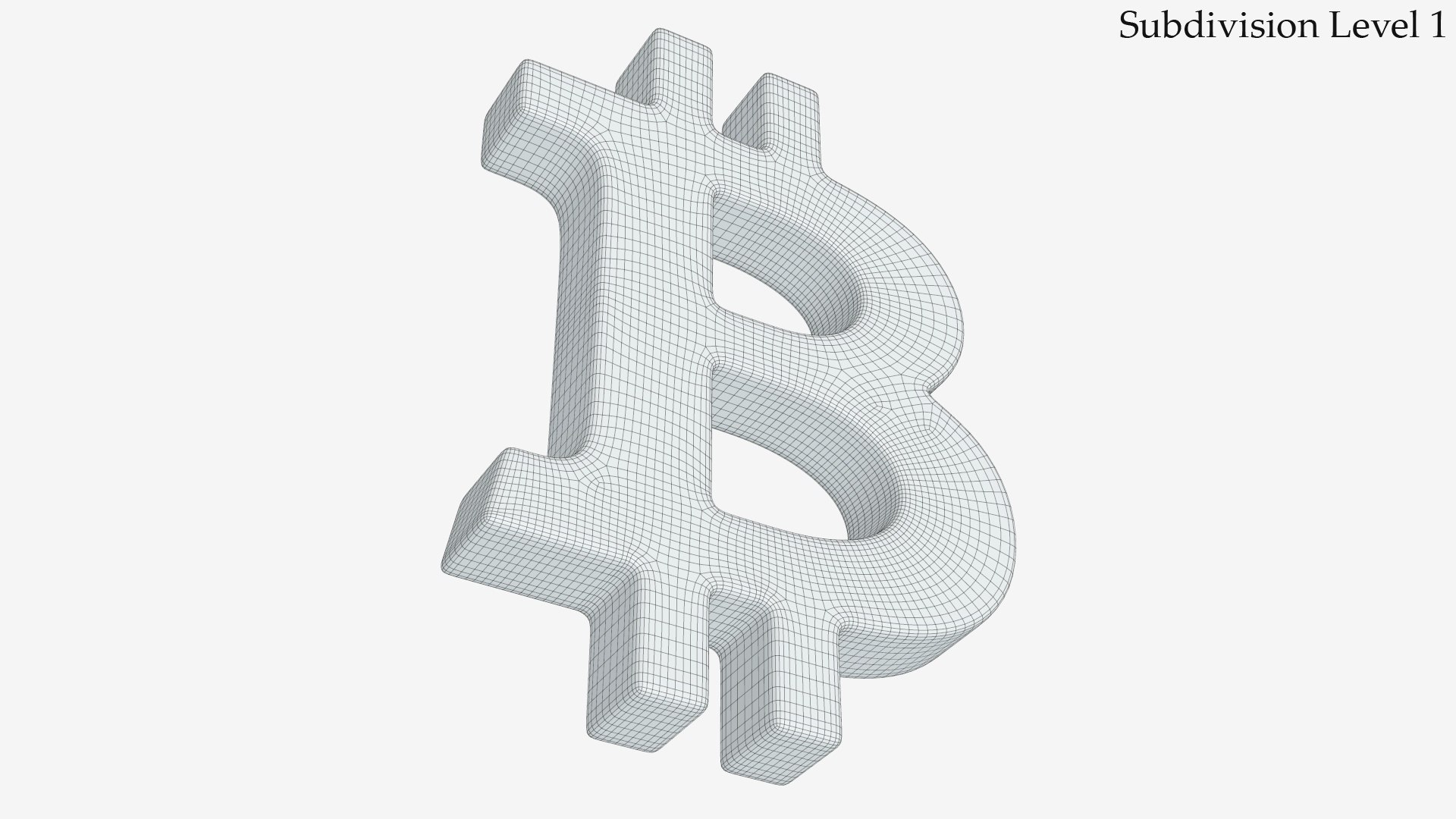 Bitcoin Logo 2 3D Model - TurboSquid 1808472