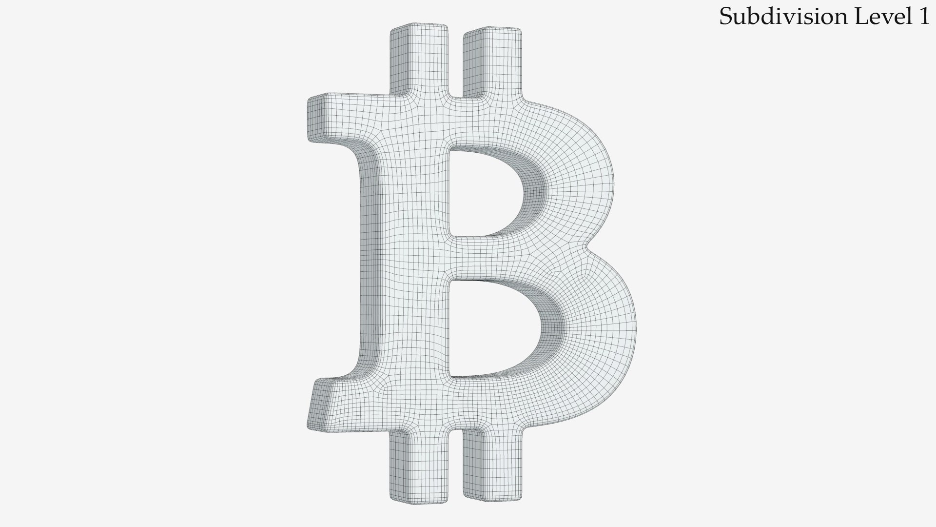 Bitcoin Logo 2 3D Model - TurboSquid 1808472