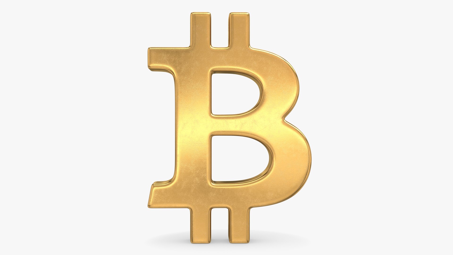 Bitcoin Logo 2 3D Model - TurboSquid 1808472
