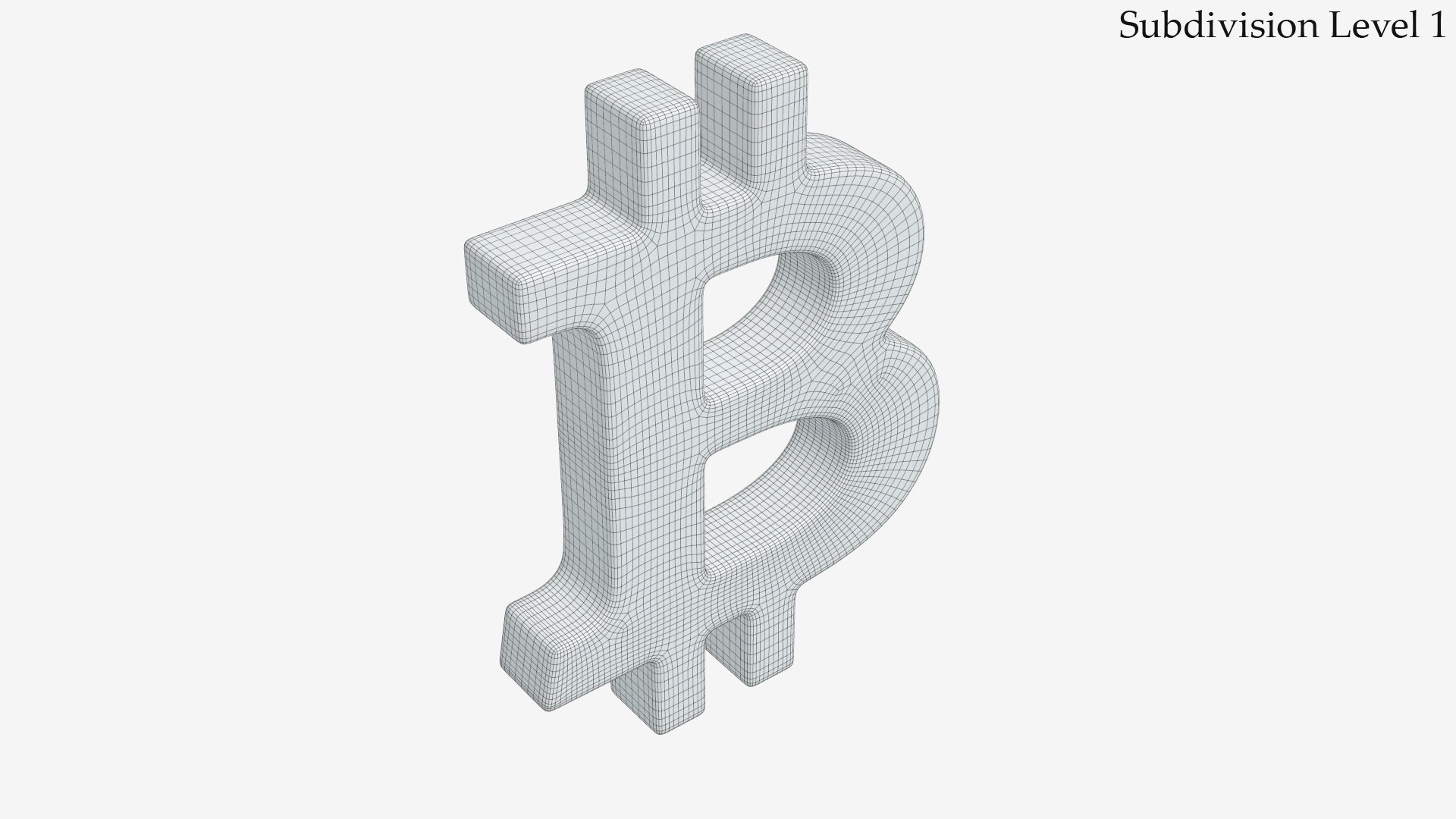 Bitcoin Logo 2 3D Model - TurboSquid 1808472