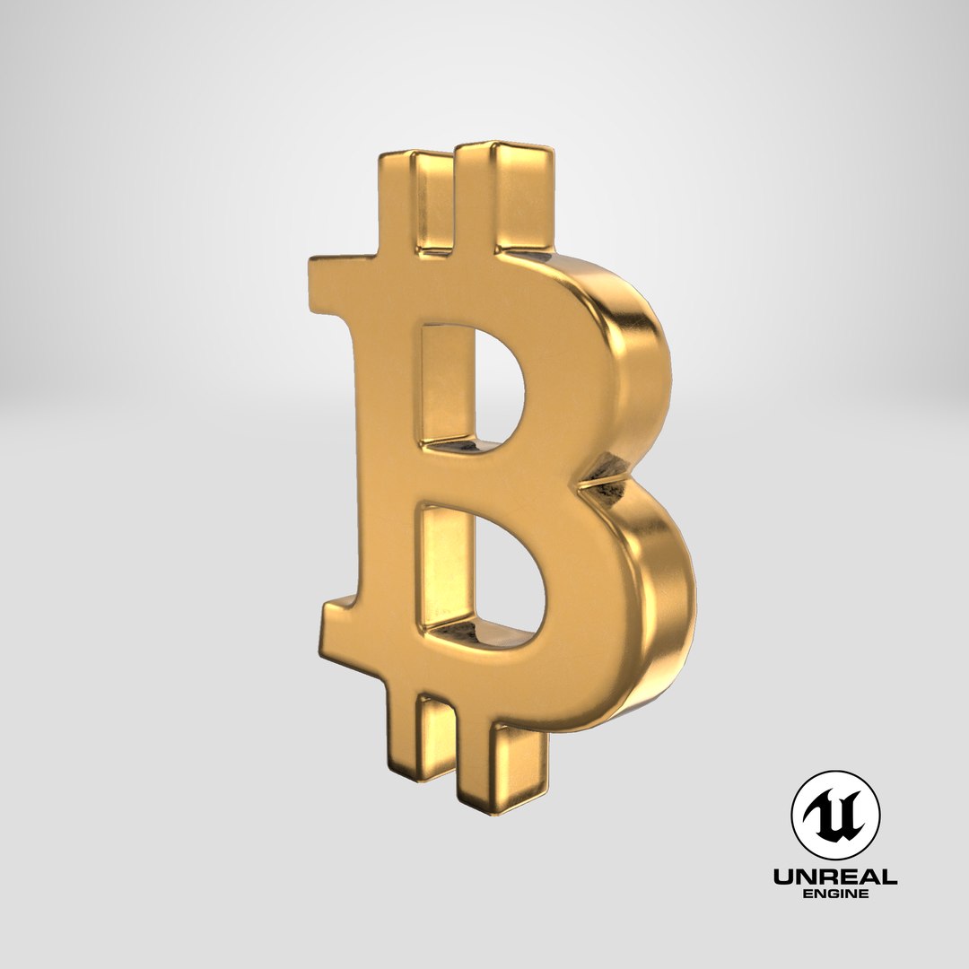 Bitcoin Logo 2 3D Model - TurboSquid 1808472