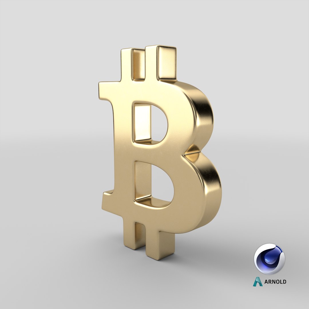 Bitcoin Logo 2 3D Model - TurboSquid 1808472