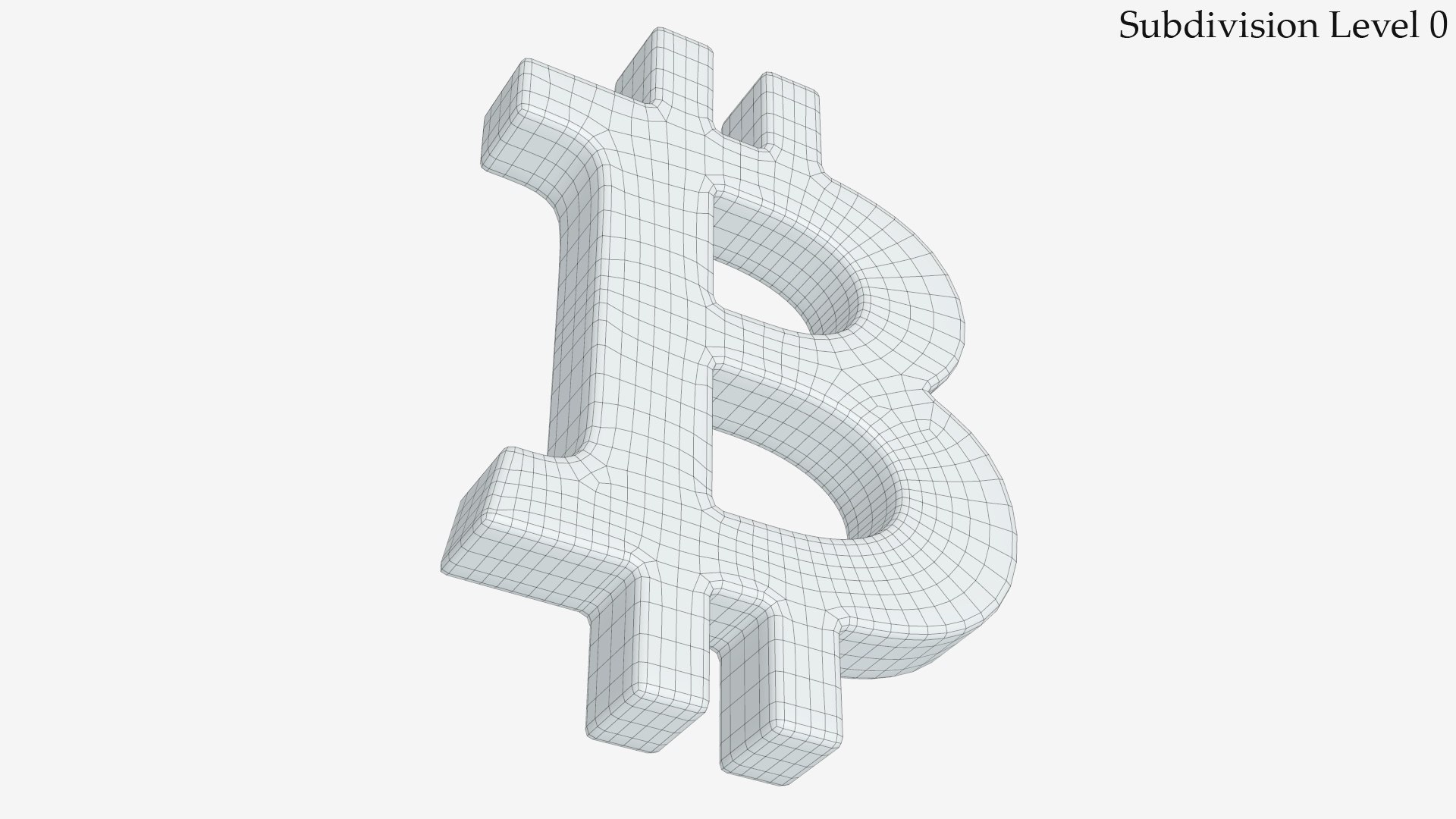 Bitcoin Logo 2 3D Model - TurboSquid 1808472