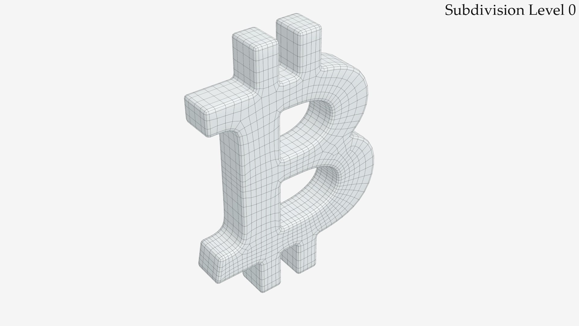 Bitcoin Logo 2 3D Model - TurboSquid 1808472