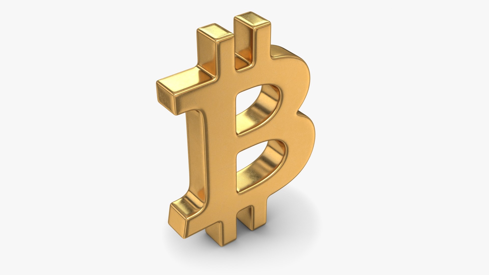 Bitcoin Logo 2 3D Model - TurboSquid 1808472