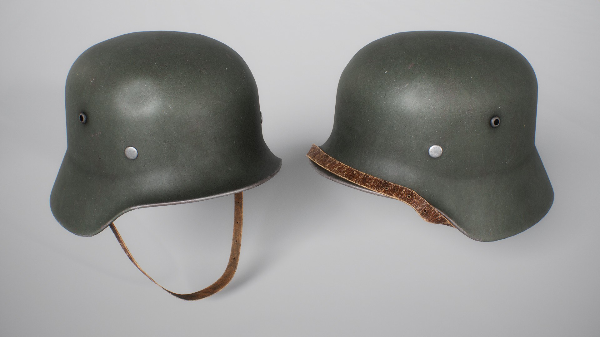 German Helmet World War II 3D Model - TurboSquid 2164952