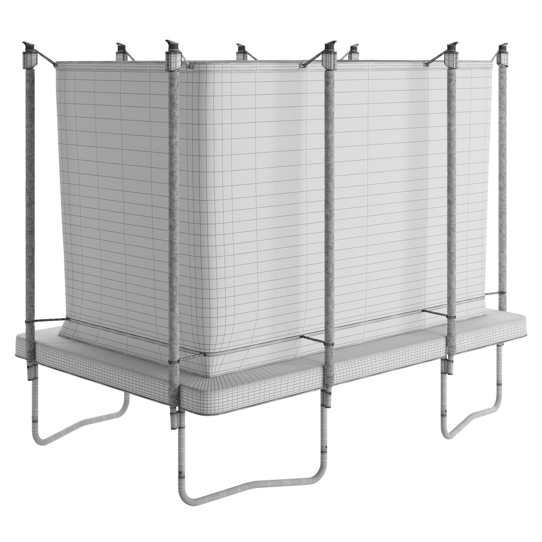 3D Trampoline Rectangular - TurboSquid 2139794