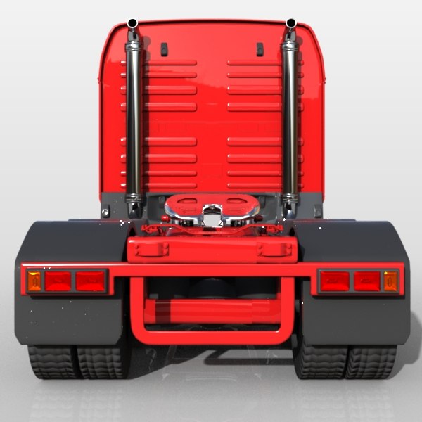 3d model mack pinnacle truck