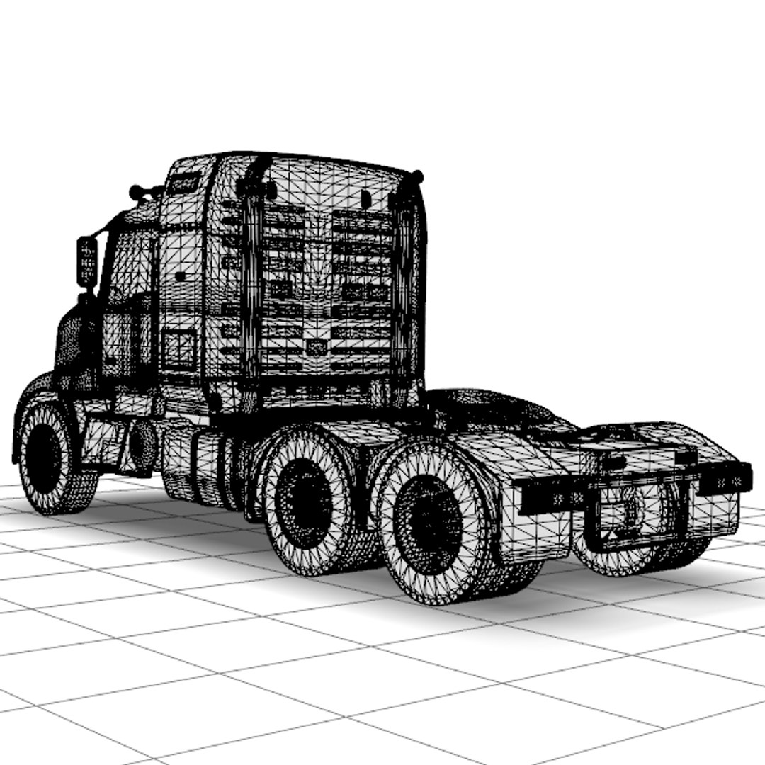 3d Model Mack Pinnacle Truck