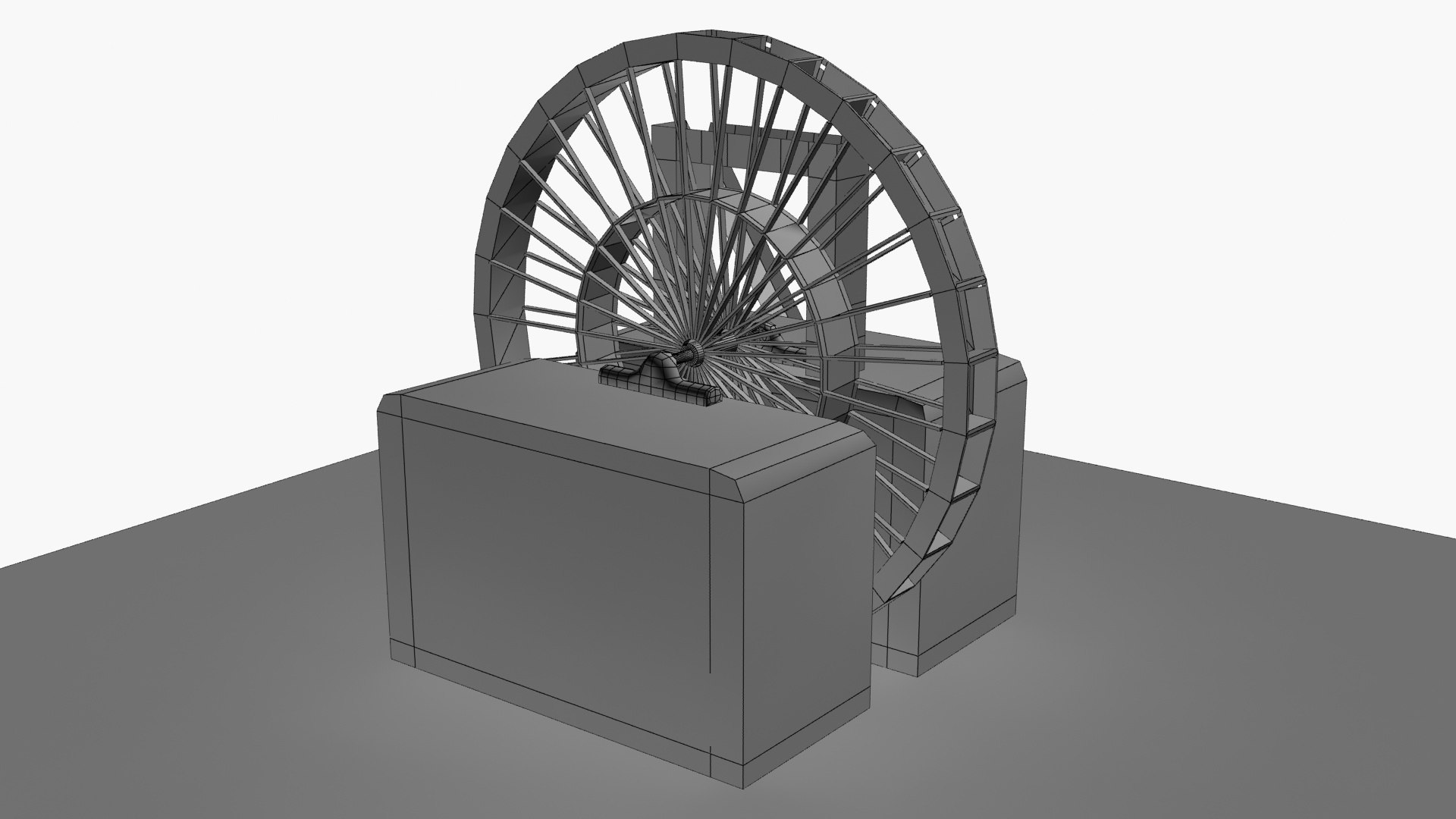 3D Water Wheel Model - TurboSquid 1676246