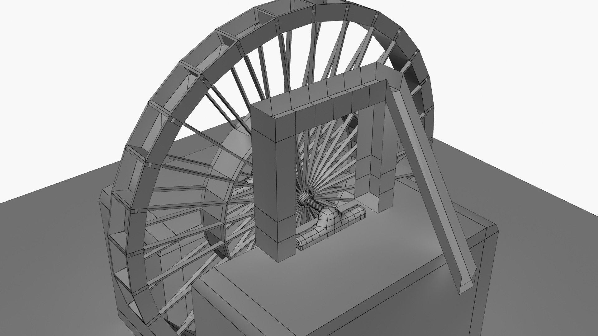 3D Water Wheel Model - TurboSquid 1676246