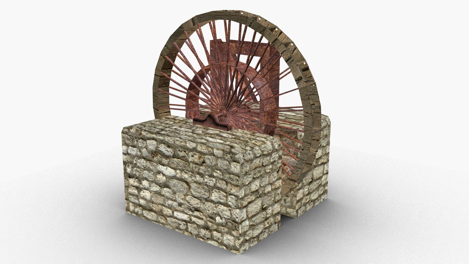 3D Water Wheel Model - TurboSquid 1676246