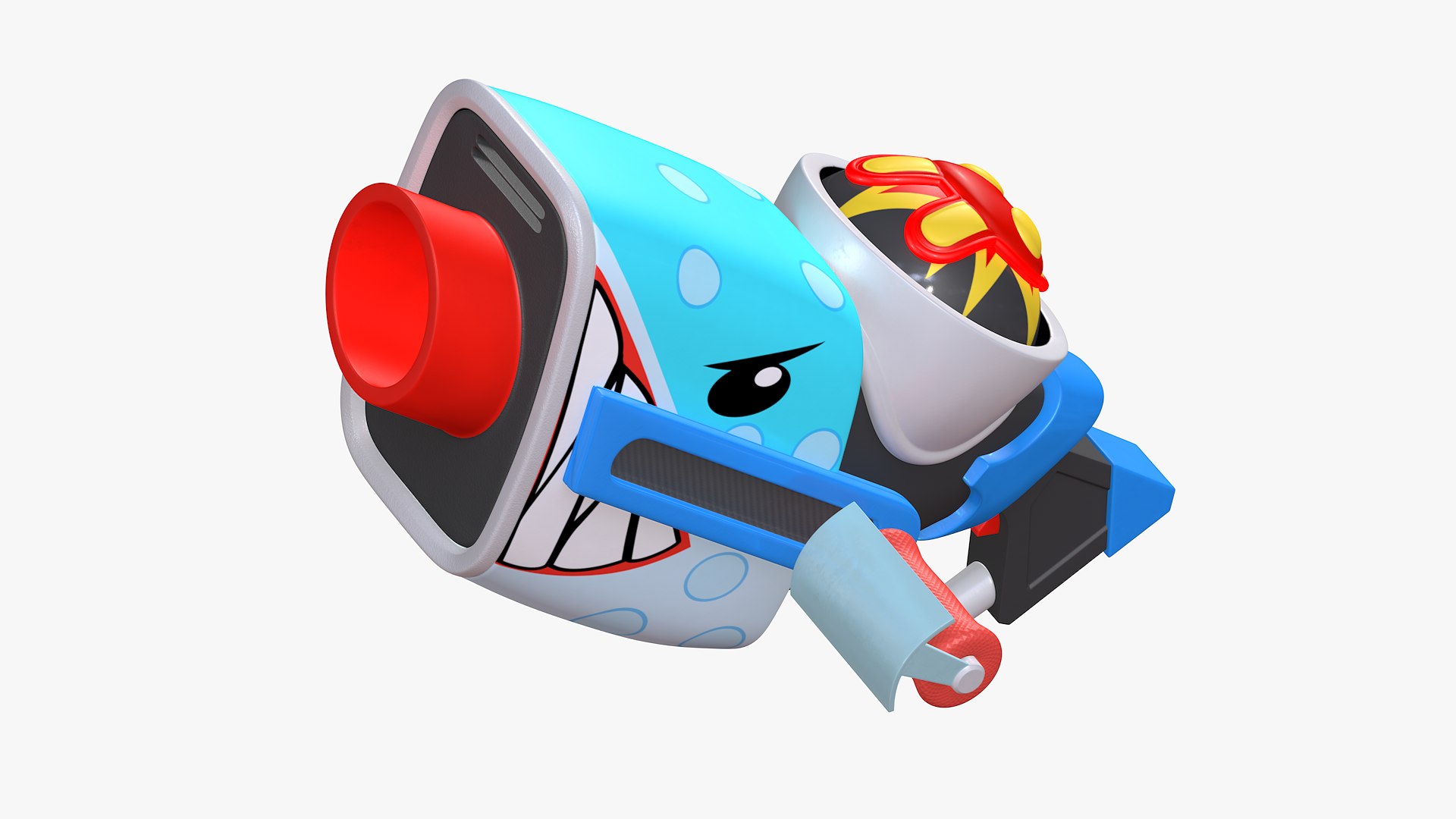 3D Boomshot weapon Rabbid Mario Character 8K Kingdom Battle model ...