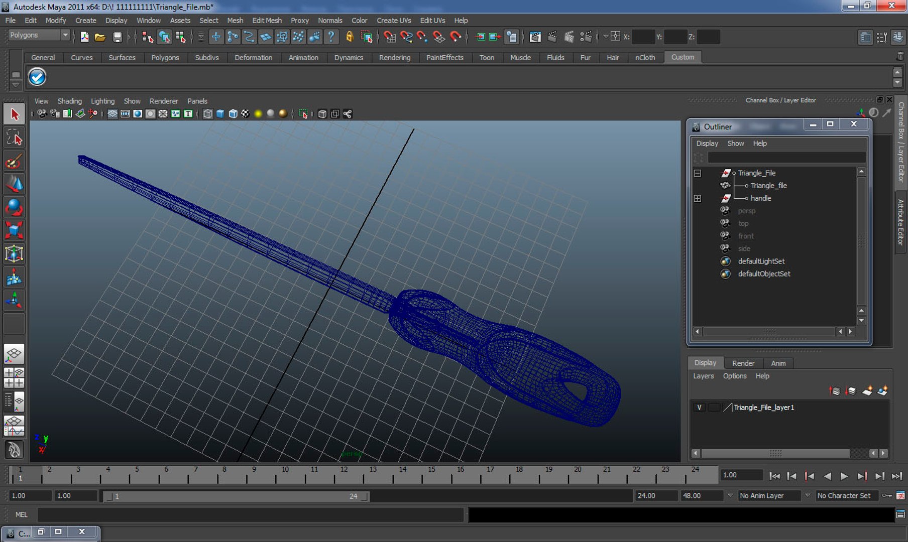 Triangle File 3D Model - TurboSquid 1394400