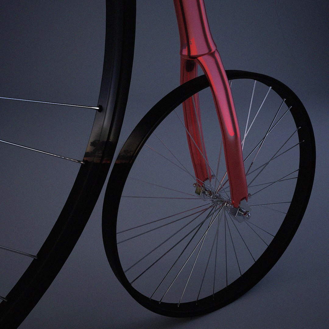 3d Model Penny Bike Vintage