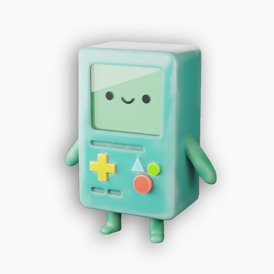 3D Bmo from adventure time model - TurboSquid 2110438