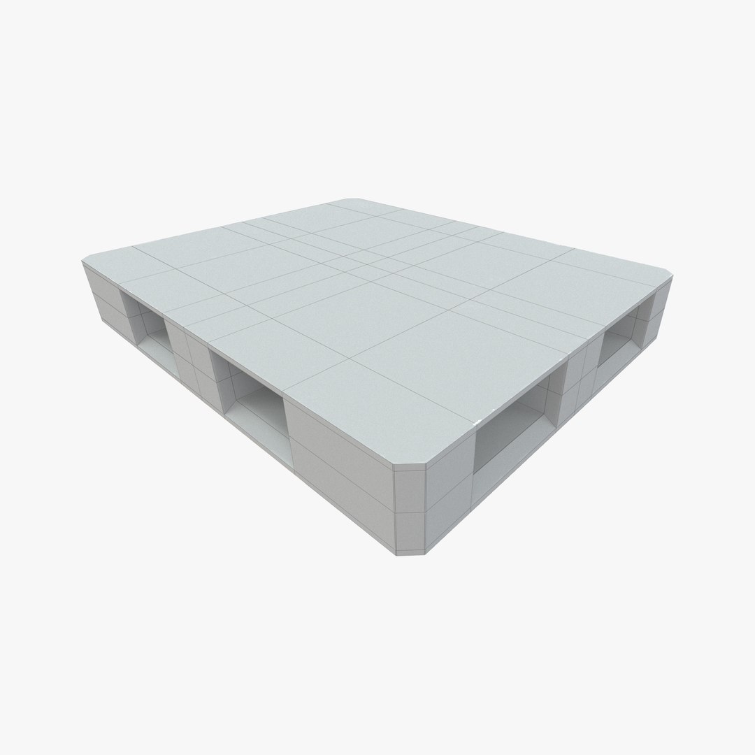 Plastic Pallet 3d Model