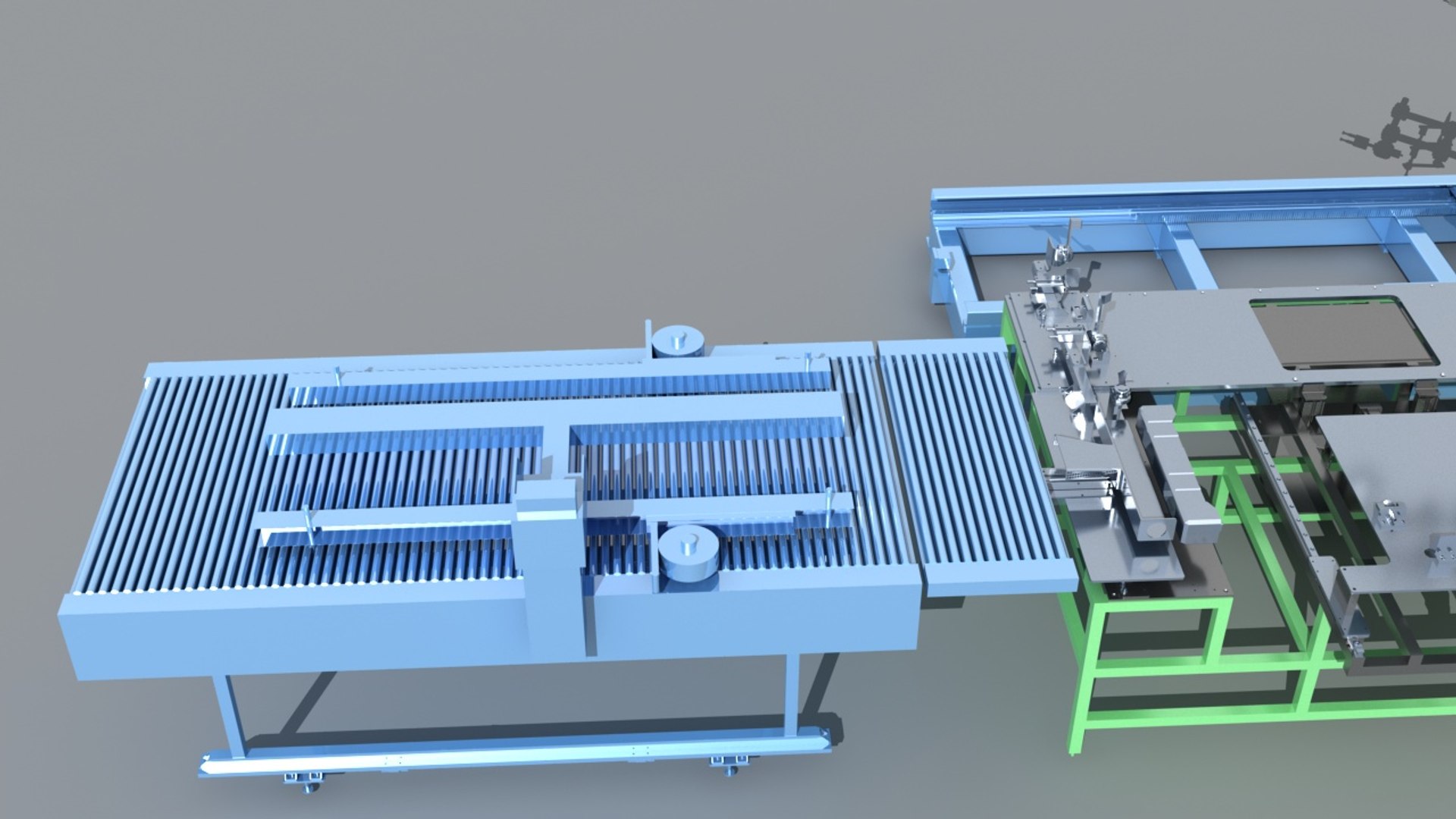Industrial Equipment 36 - Automatic Production Line 3D model ...