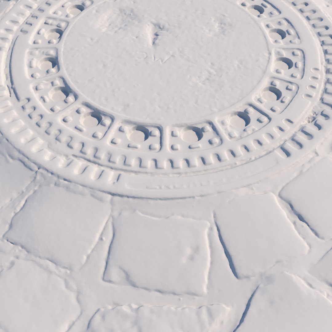 Photo Scanned Manhole Model | 1143439 | TurboSquid