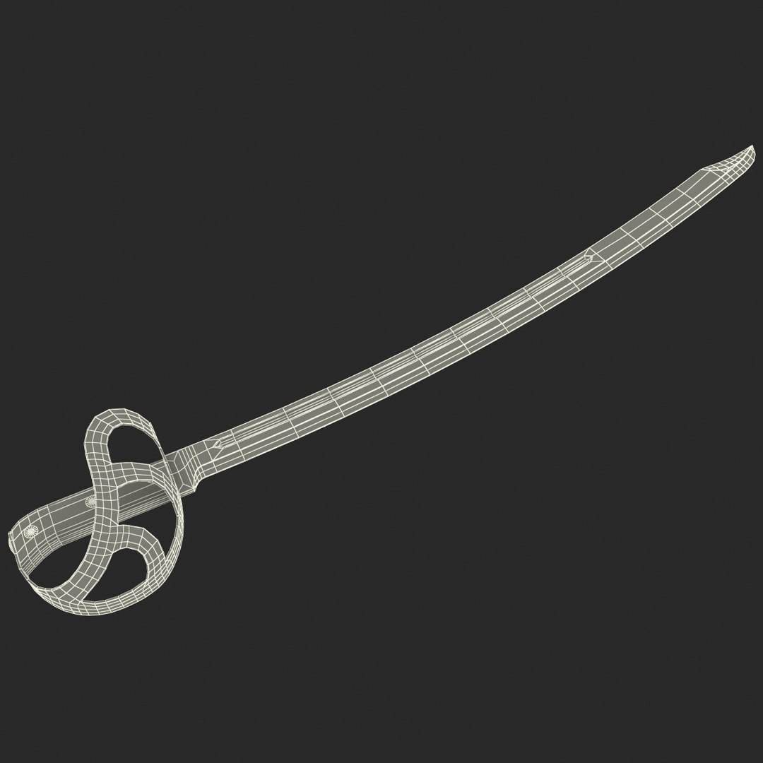 3d model of sword v8