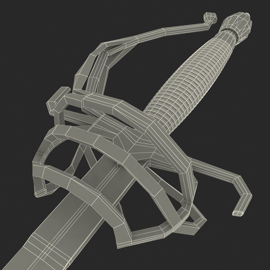 3d model of sword v8