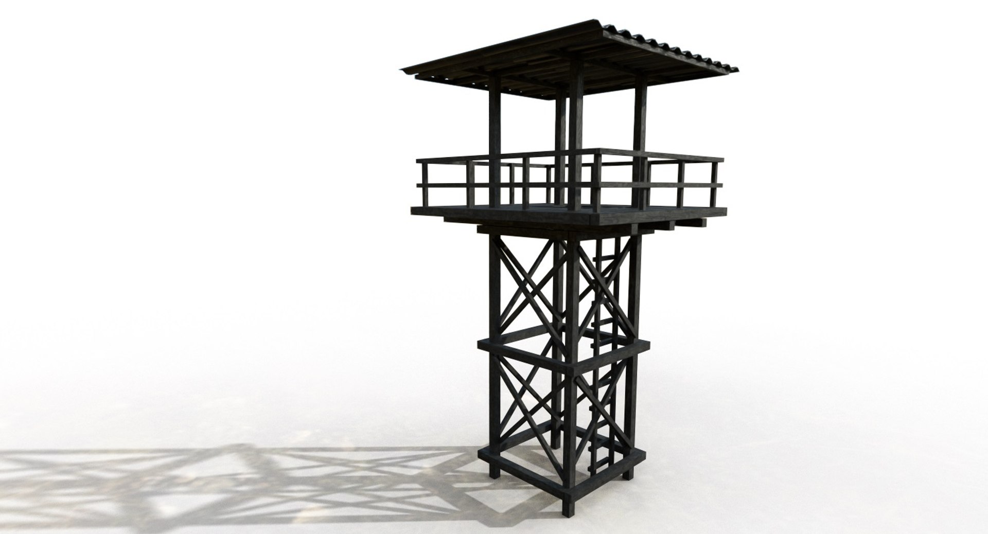 Watchtower Architecture 3D Model - TurboSquid 1286746