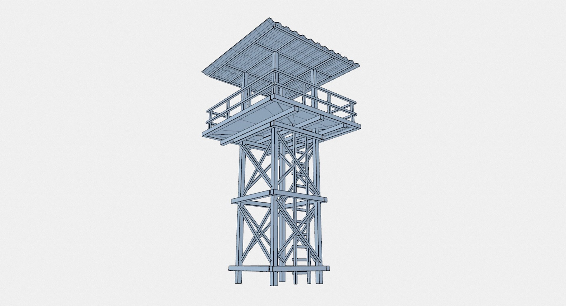 Watchtower Architecture 3D Model - TurboSquid 1286746