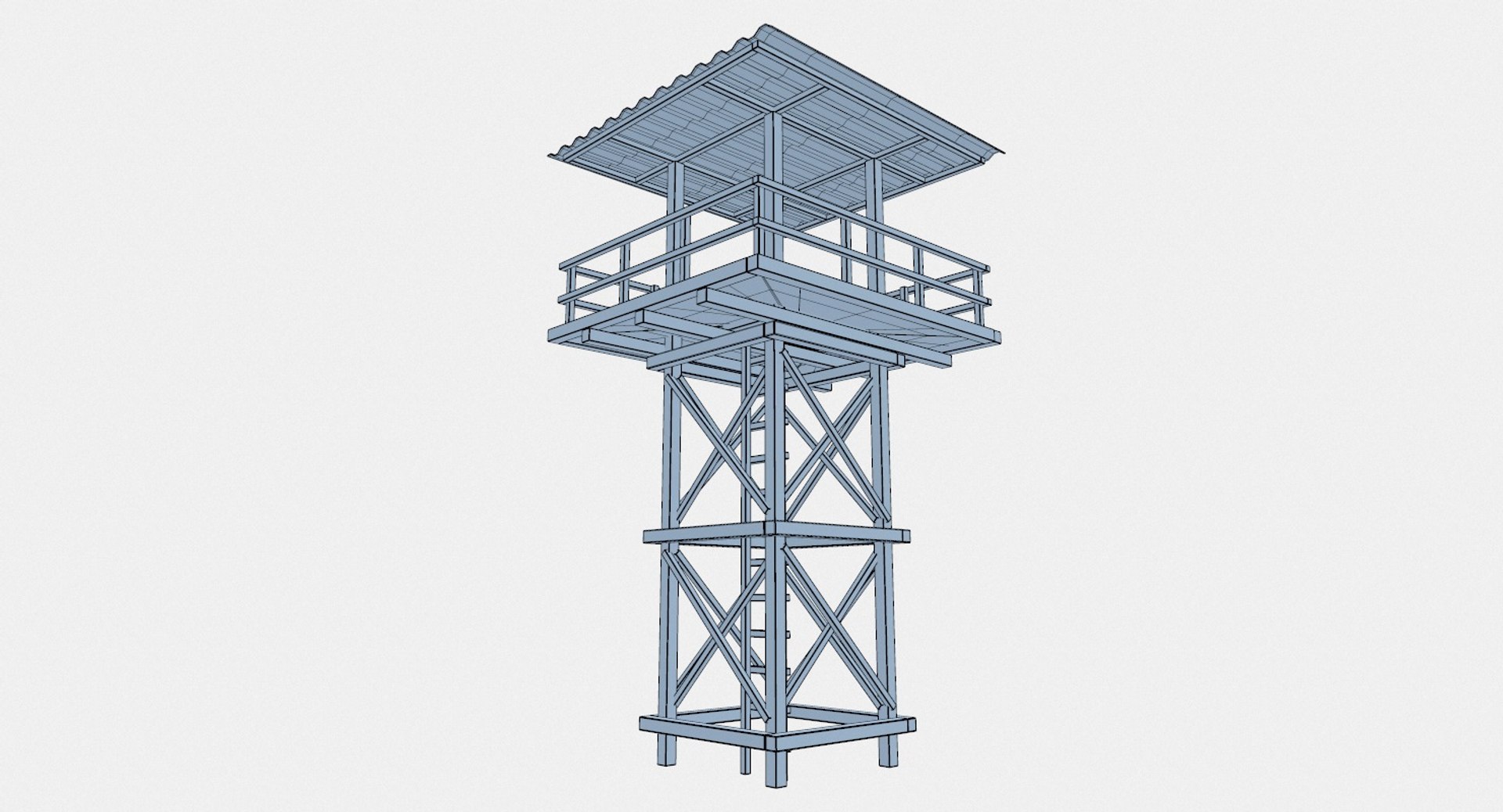 Watchtower Architecture 3D Model - TurboSquid 1286746