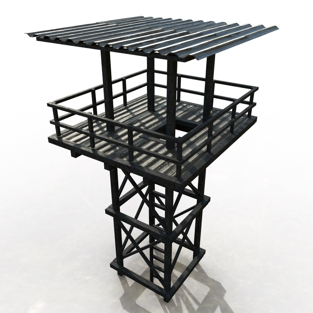Watchtower Architecture 3D Model - TurboSquid 1286746