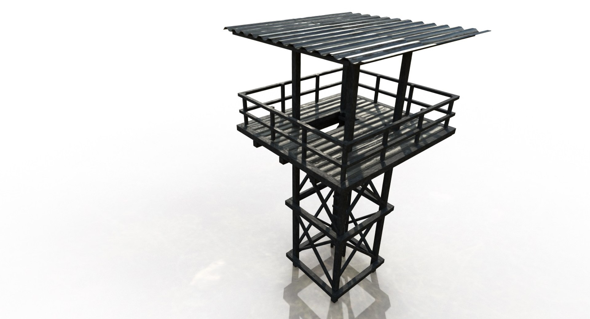 Watchtower Architecture 3D Model - TurboSquid 1286746