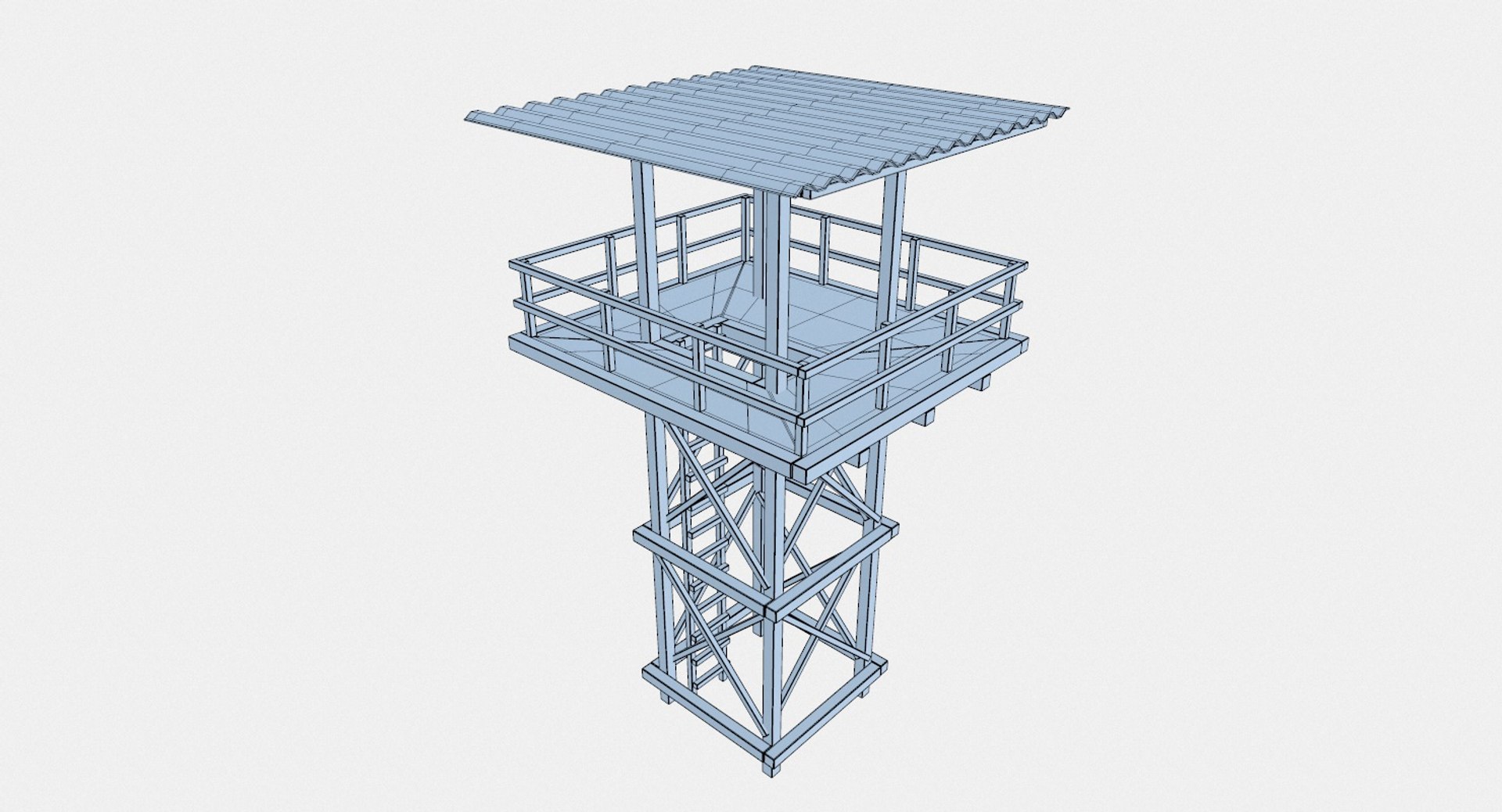 Watchtower Architecture 3D Model - TurboSquid 1286746