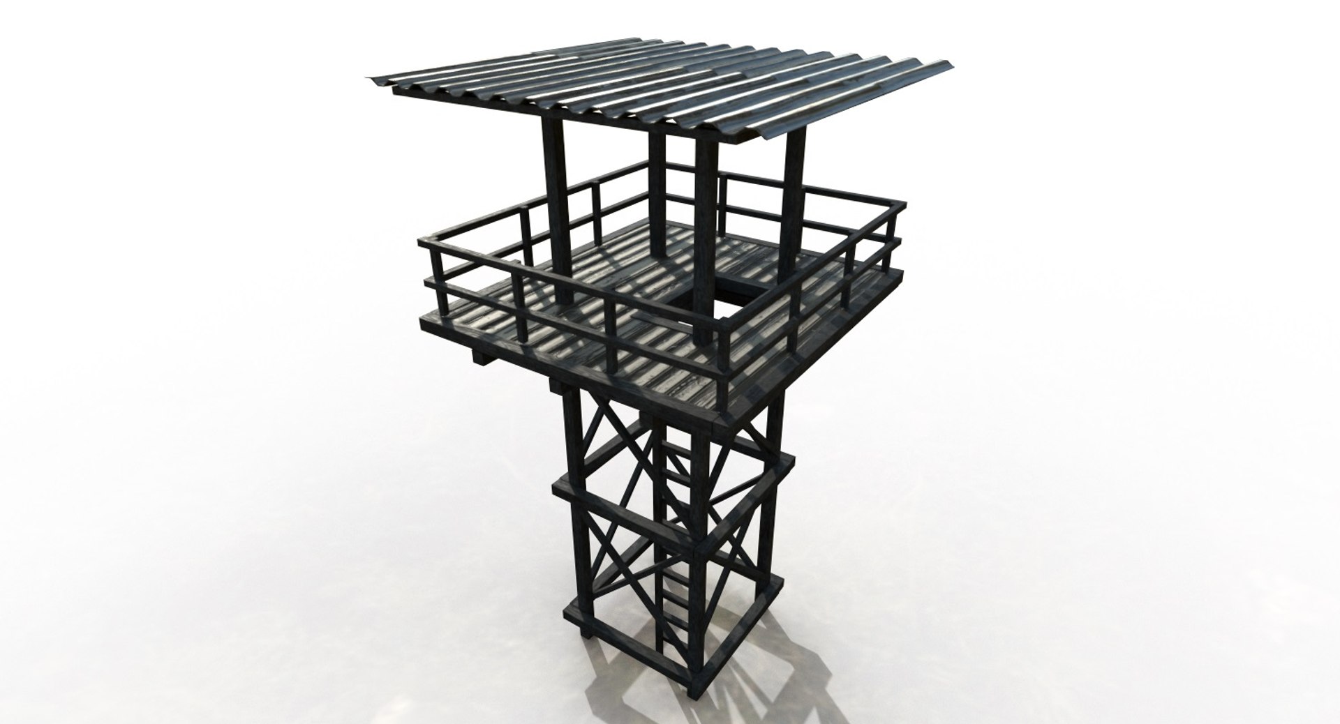 Watchtower Architecture 3D Model - TurboSquid 1286746
