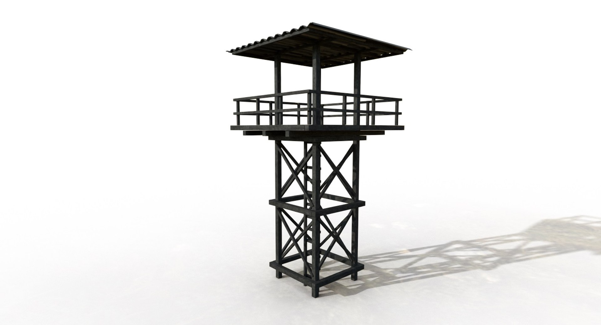Watchtower Architecture 3D Model - TurboSquid 1286746