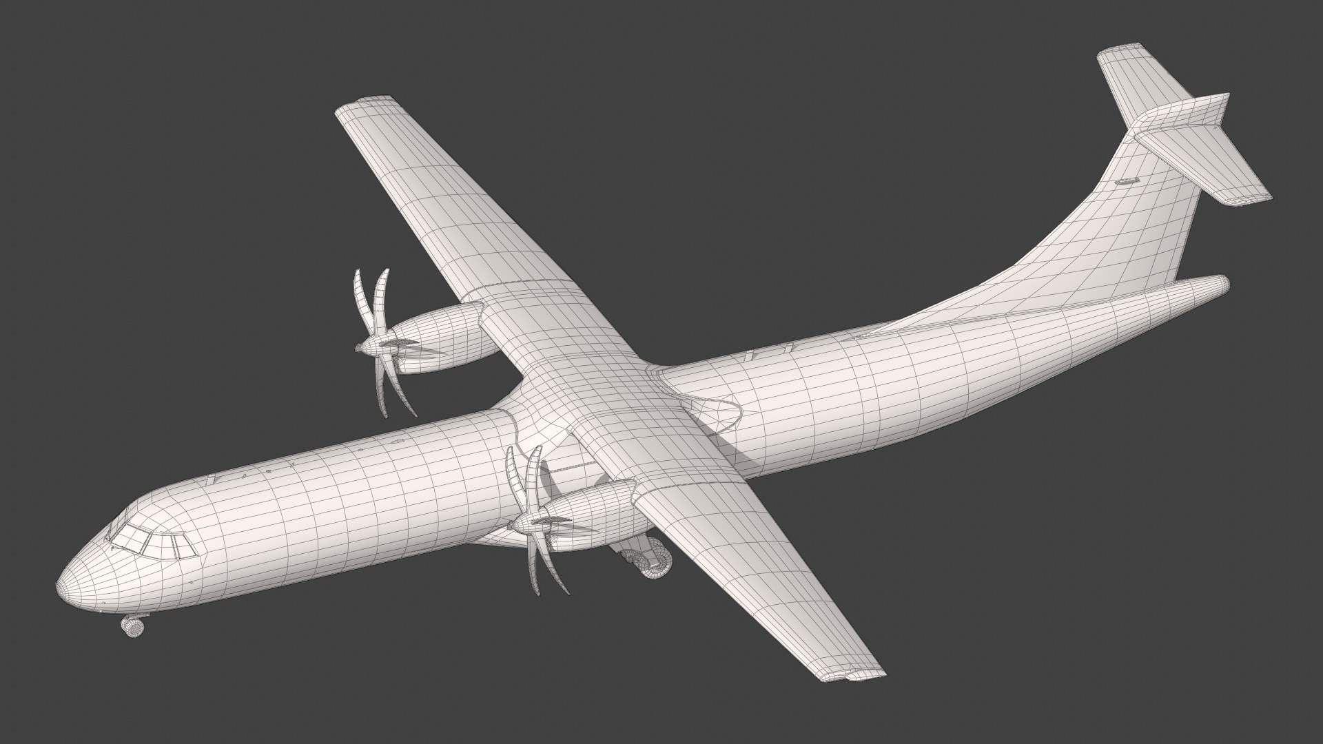 3D ATR72 Binter Canarias SC Model - TurboSquid 2255798
