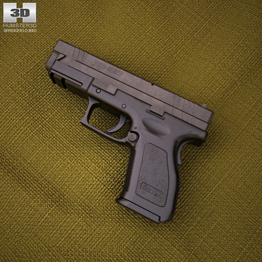 modelo 3d Springfield Armory XD (HS2000) 4 pulgadas compacta ...