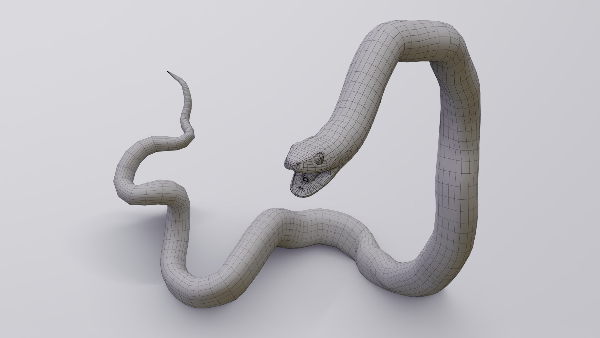 Green Snake - Rigged model - TurboSquid 1774465
