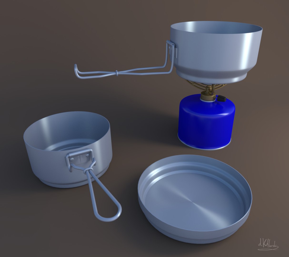 3d Camping Utensils