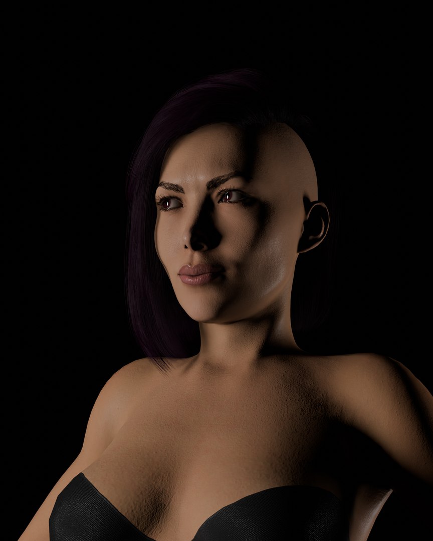 3d 3d Realistic Character Anita 3d Model Turbosquid 2254814 3643
