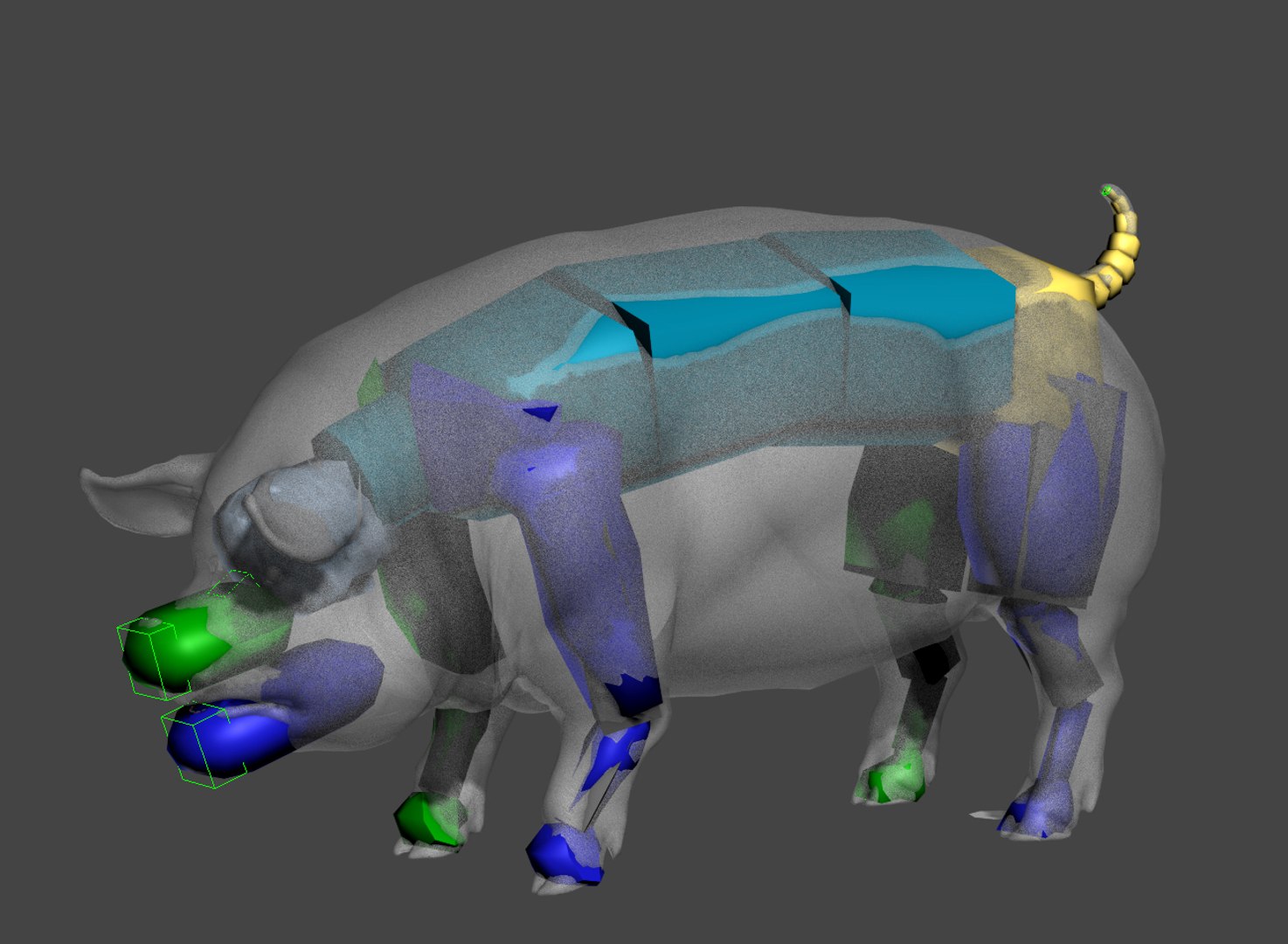 3D Pig Model - TurboSquid 1820621
