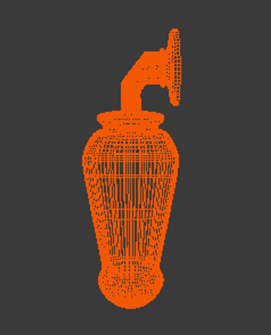 Marble Window Handle 3d Model