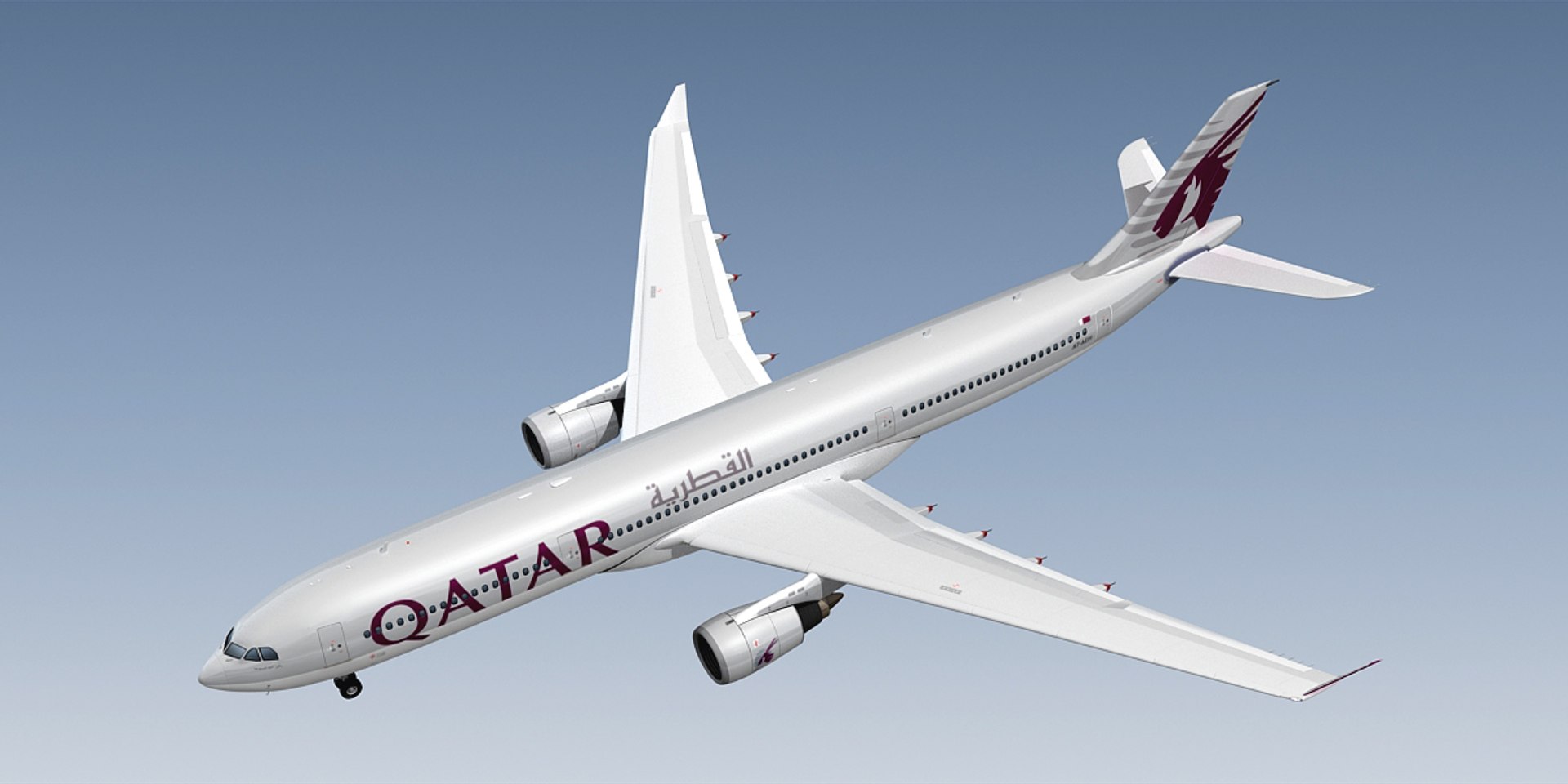 3D airbus a330-300 qatar airways | 1145471 | TurboSquid