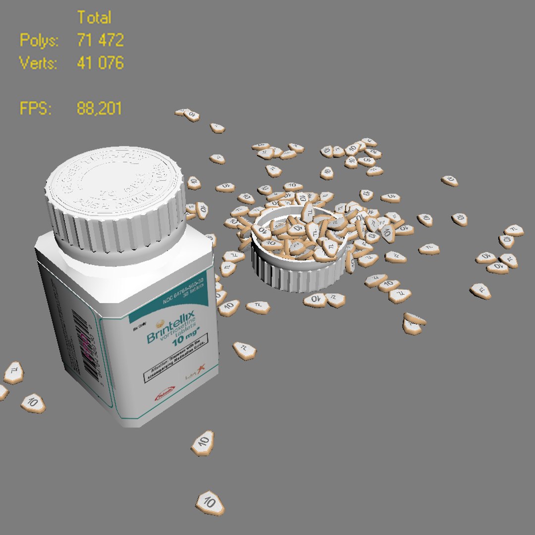 Pill Bottle 3d Model