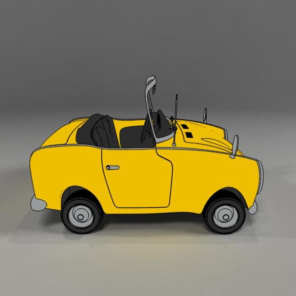 cartoon honda s800 toon 3ds