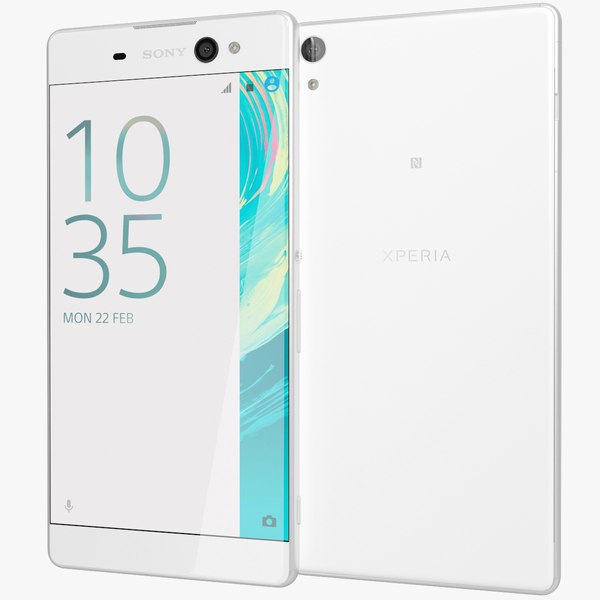 realistic sony xperia xa 3d model