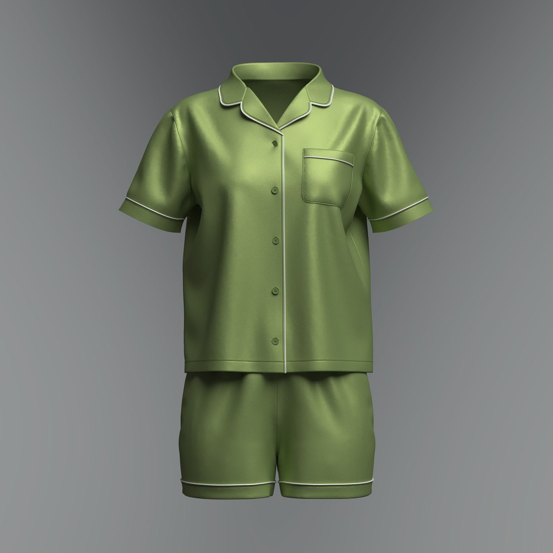 3D Female Night Dress 3D Model - TurboSquid 2277663