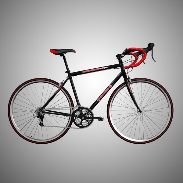 3d road bike model