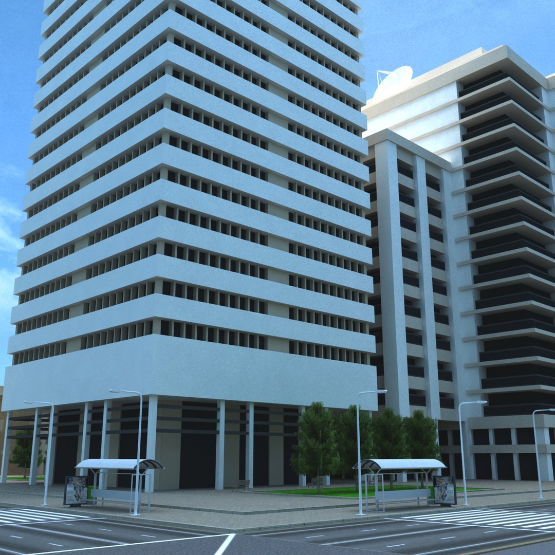 3ds max building