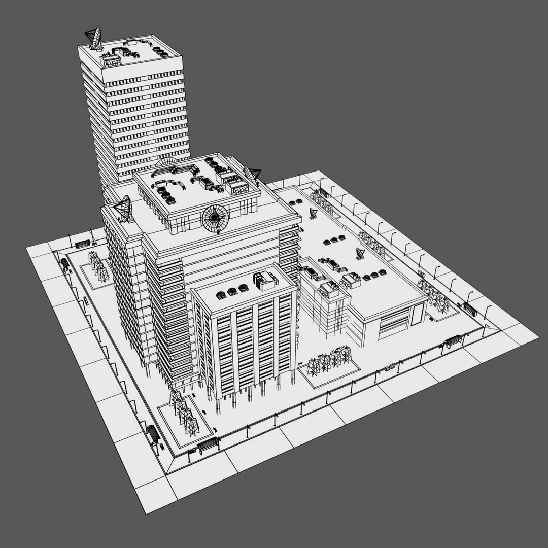 3ds max building