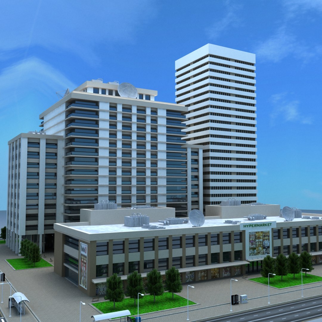 3ds max building